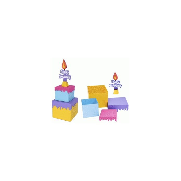 happy birthday cake box