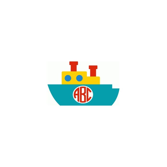 cute ship monogram