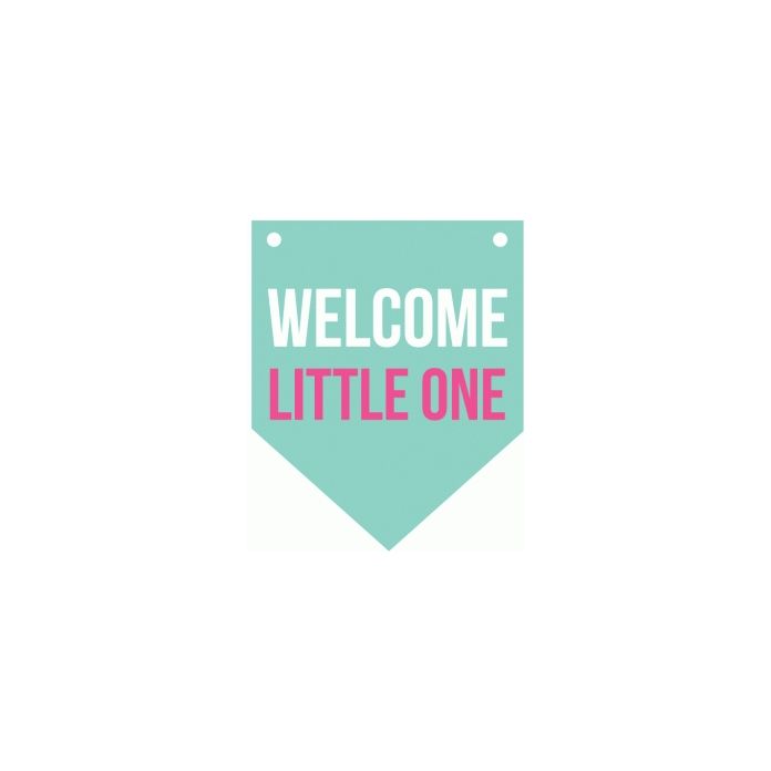 welcome little one banner
