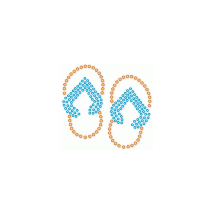 rhinestone small flip flops