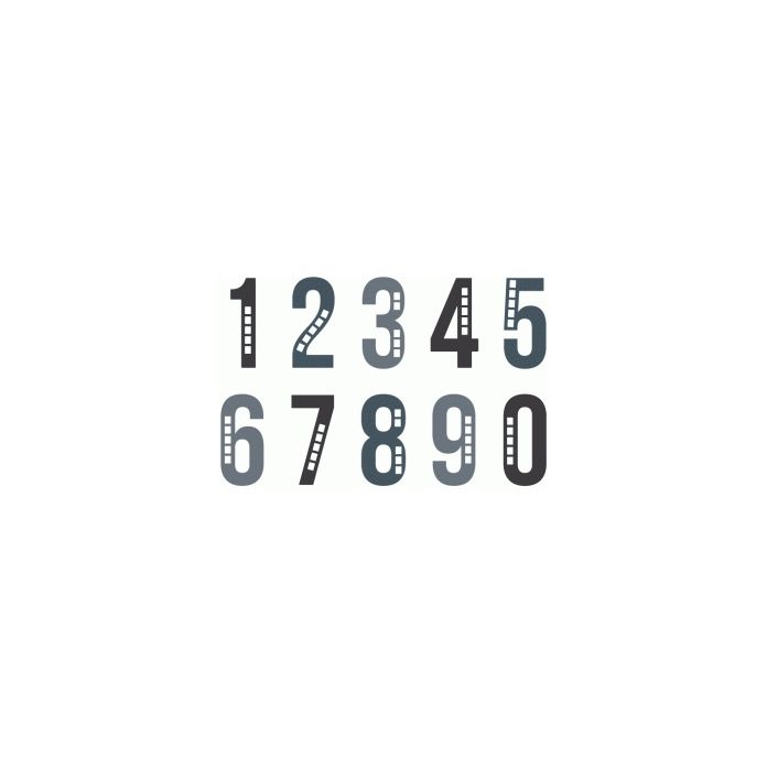 filmstrip numbers