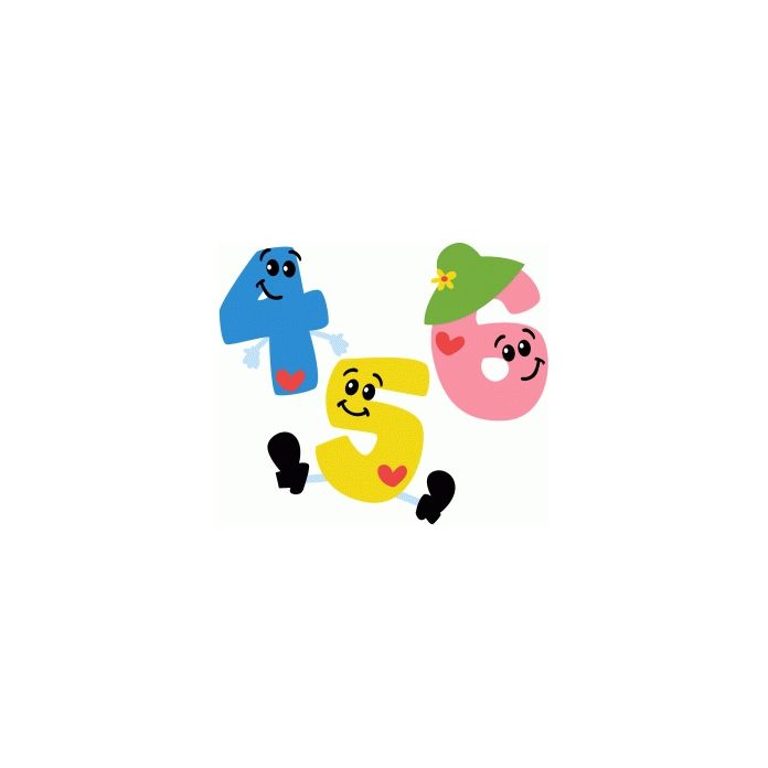 cartoon numbers 4-6