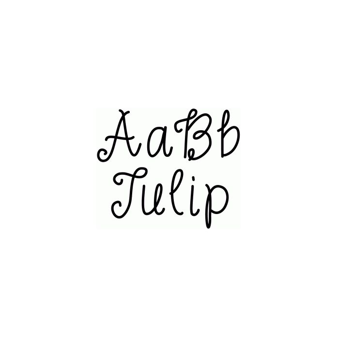 tulip font