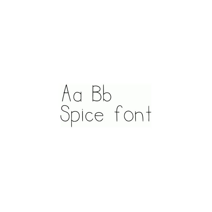 spice font