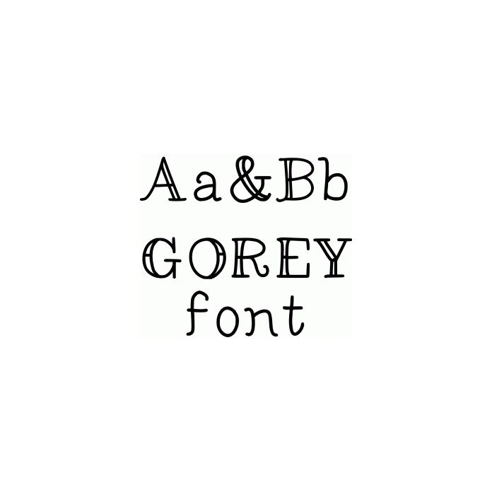 gorey font