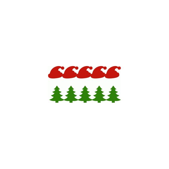 bonnet tree christmas borders