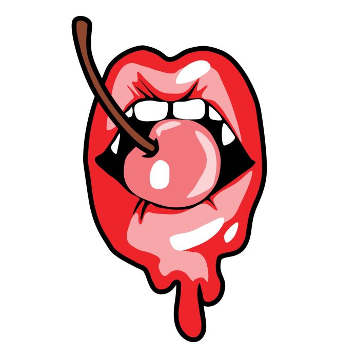 Devilish Vampire Lips - Cherry