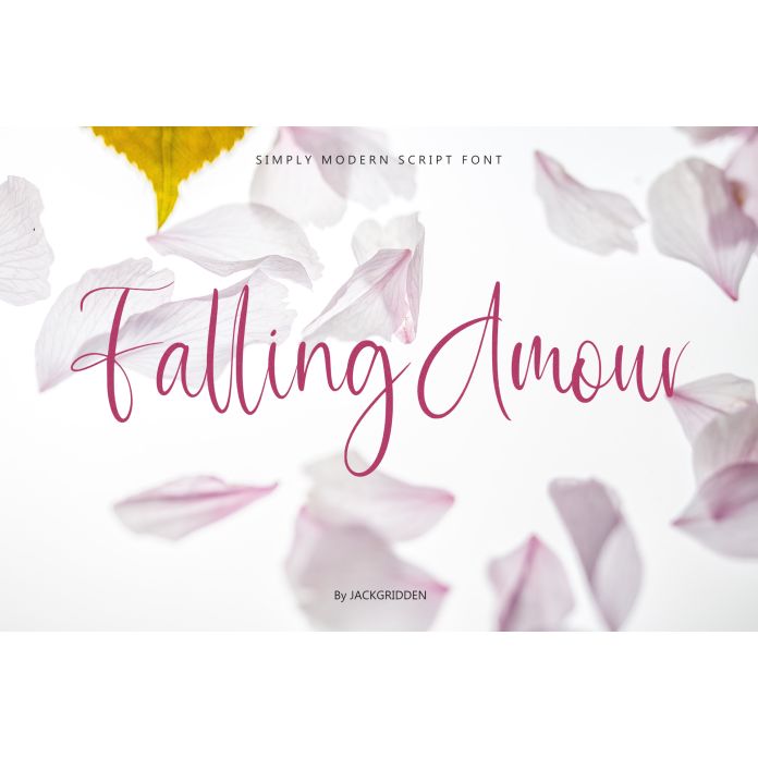 Falling Amour Font|D-1240301