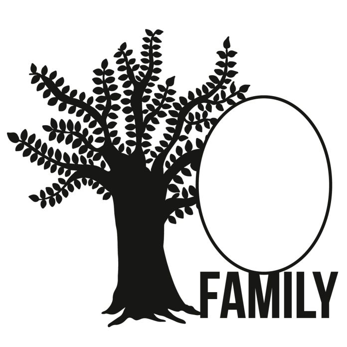 Family Tree Oval Frame|D-1227976