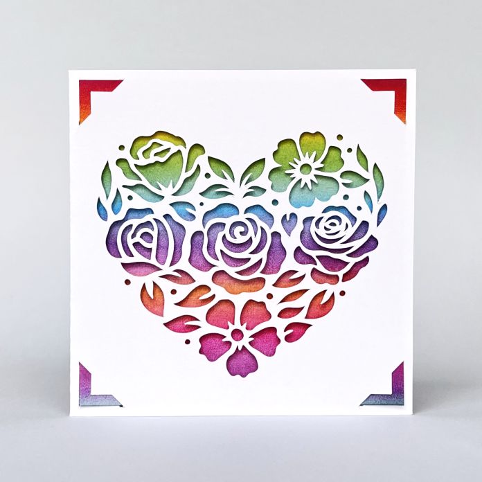 Floral Heart Card|D-369927