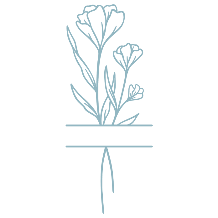 Wildflower Split Border|D-1258610