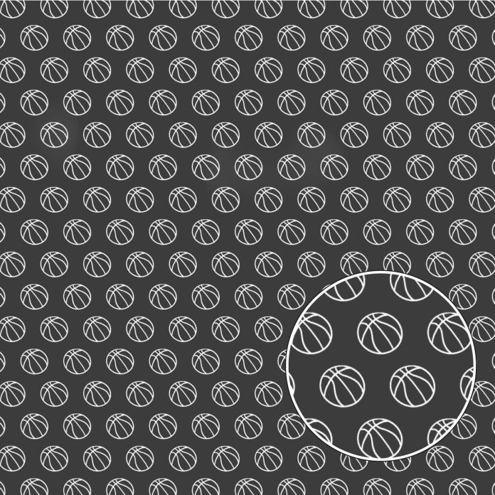 Gray Basketball Background Pattern