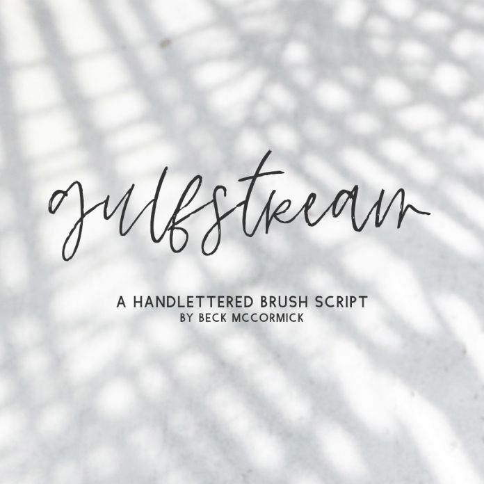 Gulfstream Script Font|D-377197