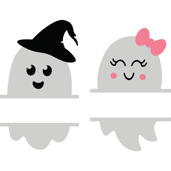 Halloween Ghost Name Frame