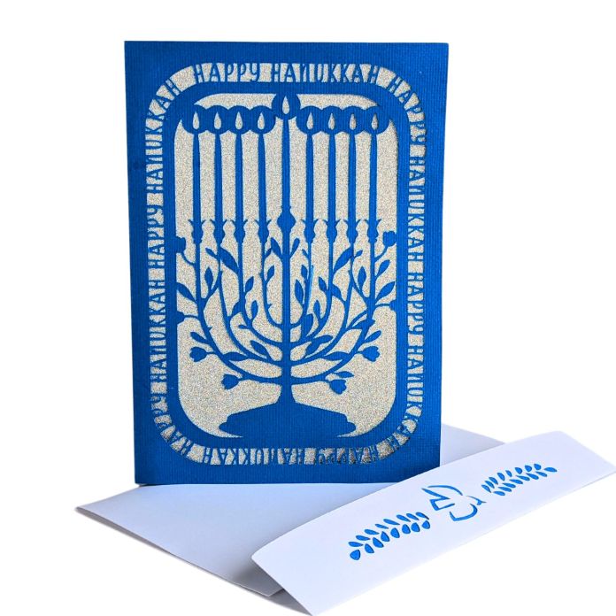 Hanukkah Menorah Card|D-1236171
