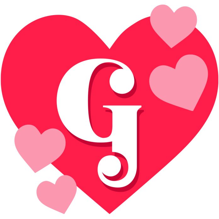 Heart Letter G|D-1244423