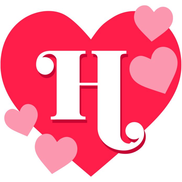 Heart Letter H|D-1244424
