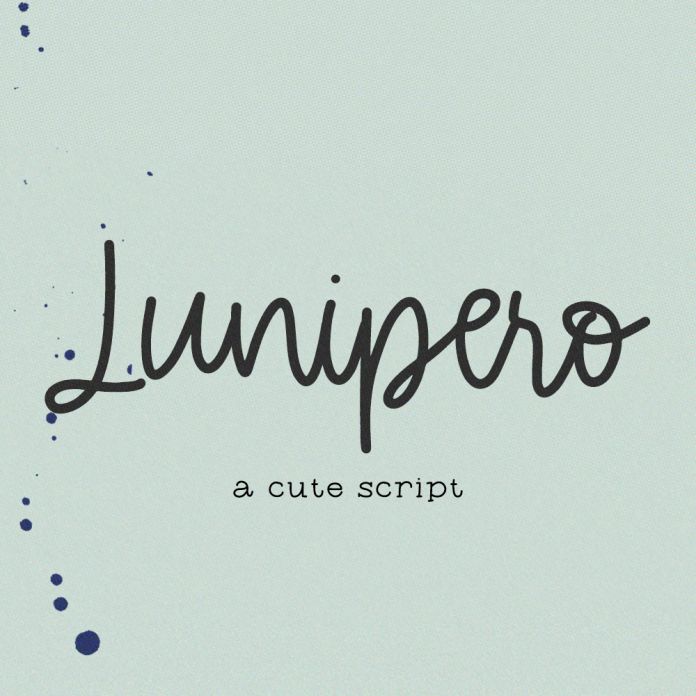 Junipero Script Font