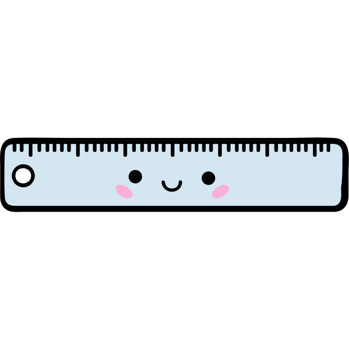 kawaii ruler