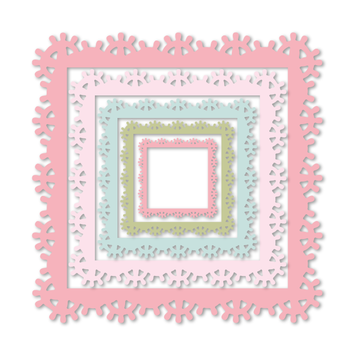 Nested Spring Lace Frames 1|D-1262540