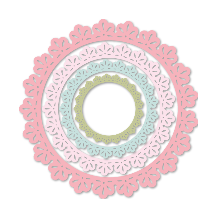 Nested Spring Doily Rings 4|D-1261410
