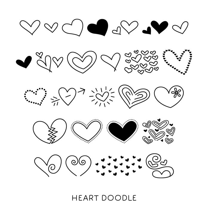 MTF Heart Doodle|D-1255961