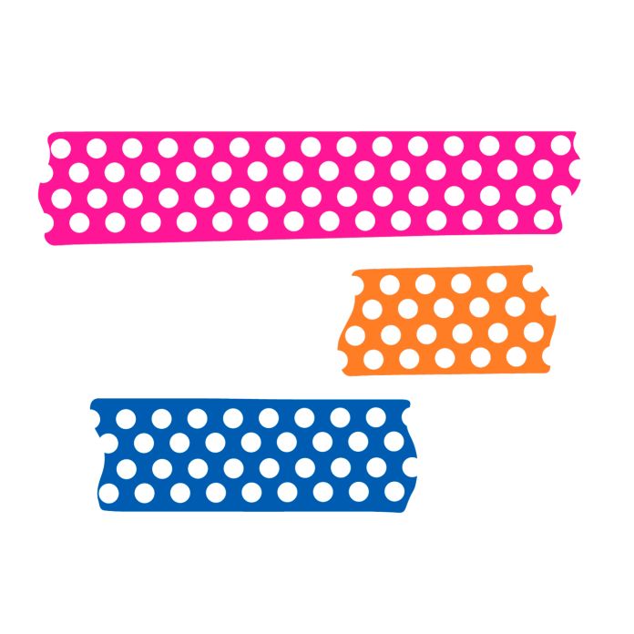 Polkadot Washi Tape Strips