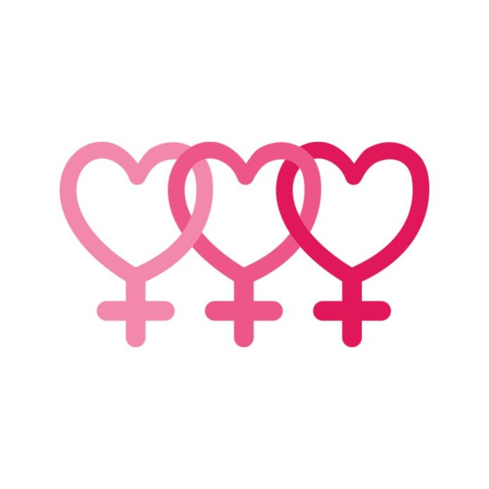 Heart Female Symbols Girl Power Women's Day Quote Feminist|D-1247561