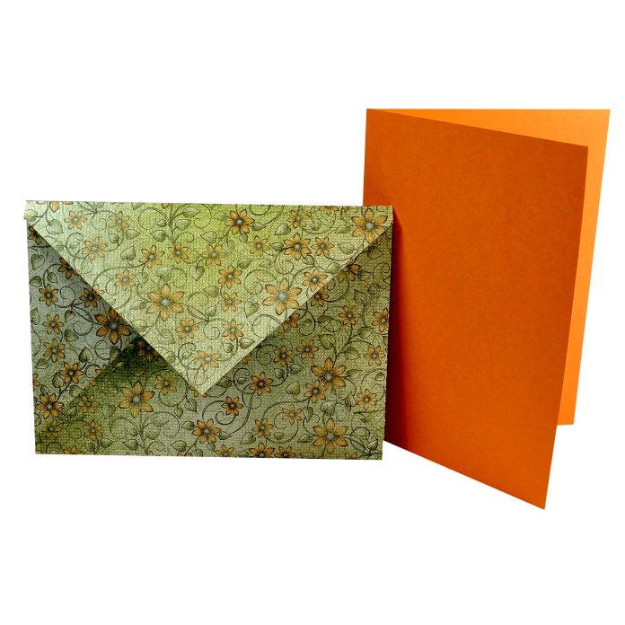5x7” Triangular Flap Envelope and Matching Card