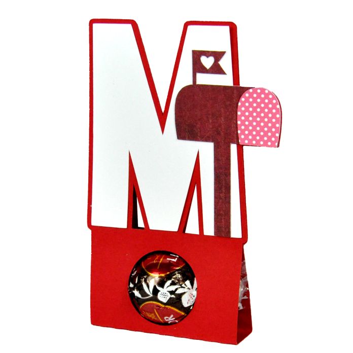 M Valentine – Mailbox - Alphabet Letter Candy Holder|D-1241523