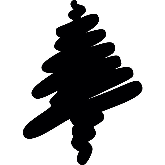 Scribbled Tree Feature or Background|D-1237279