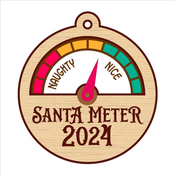 Santa Meter Ornament 2024|D-1235189