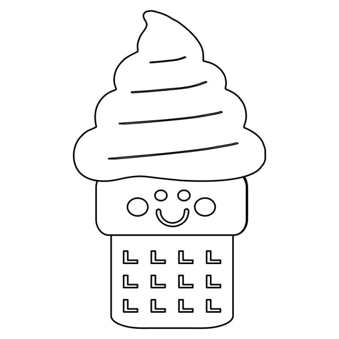 coloring pages ice cream maker