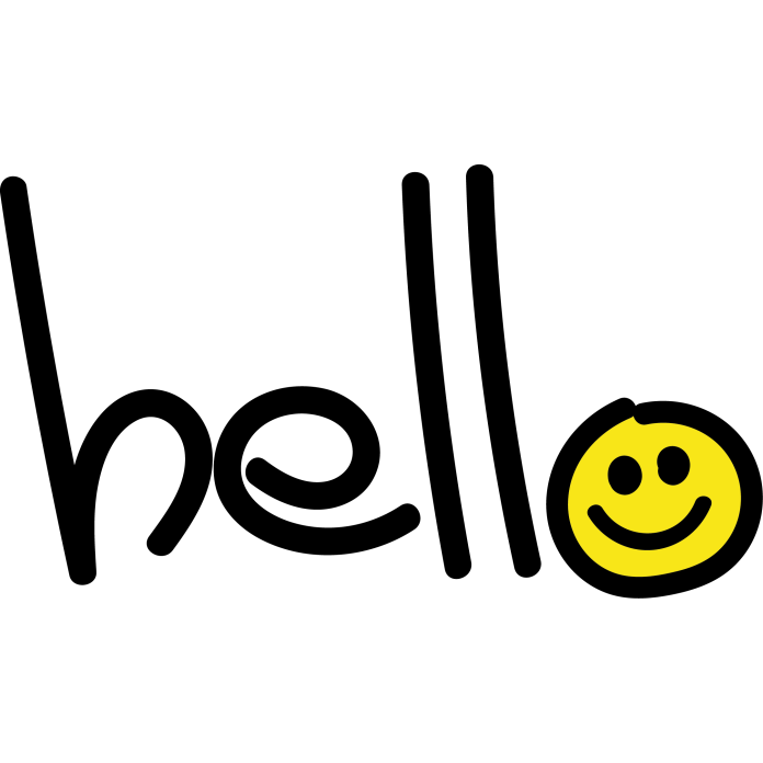 hello with a smile