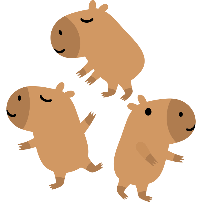 capybara set|D-1239809