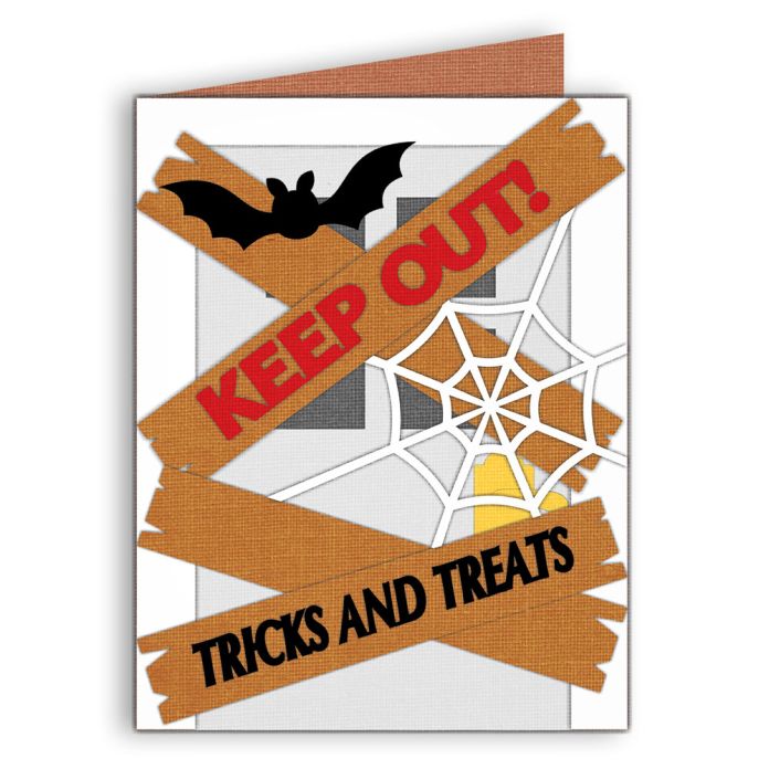 halloween door card