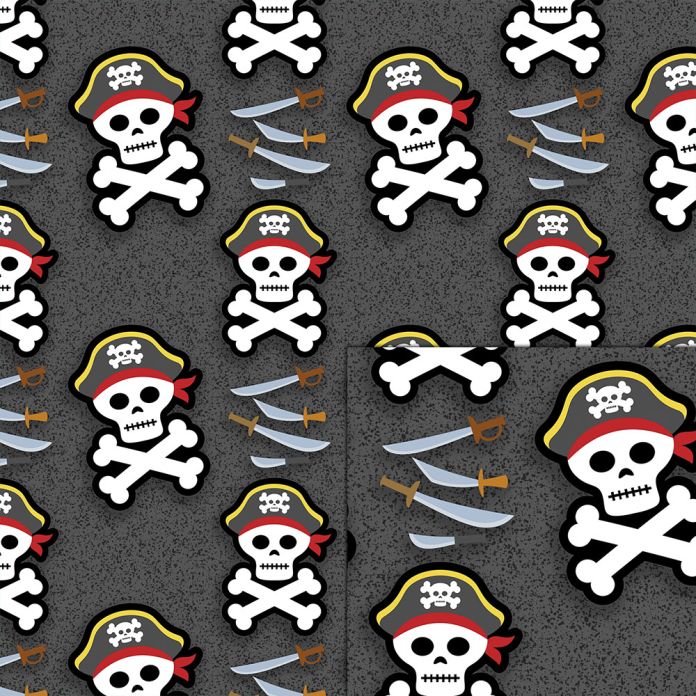 pirate skull pattern