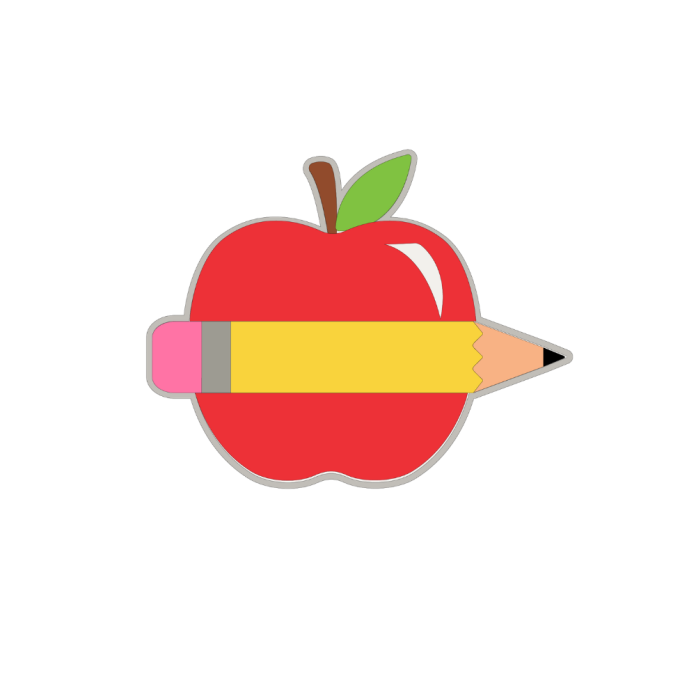 apple 4 the teacher coloring pages
