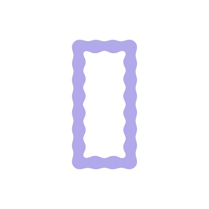 Smooth Wave Rectangle Frame