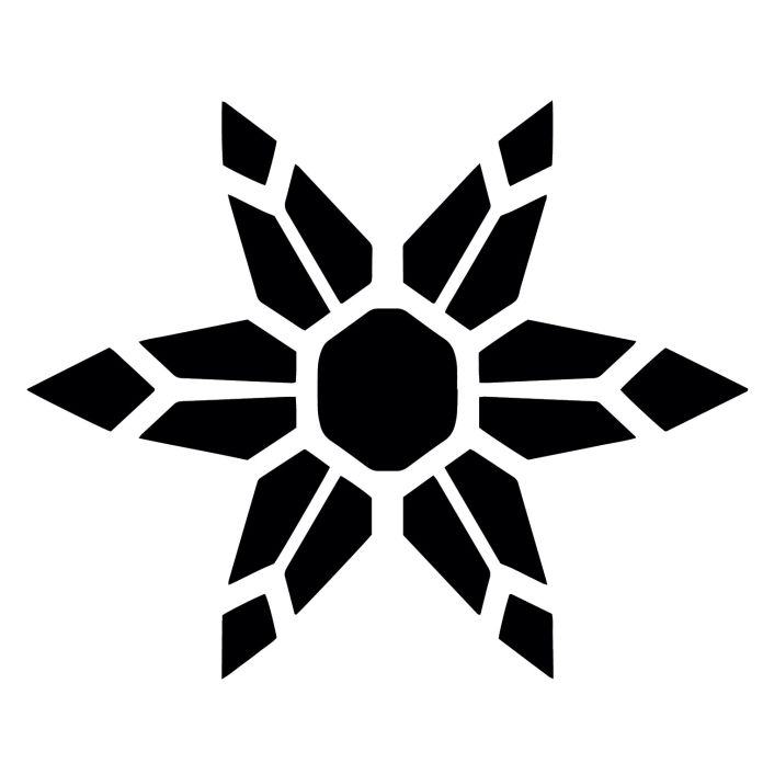 Whimsical Chunky Snowflake Crystal|D-1233918