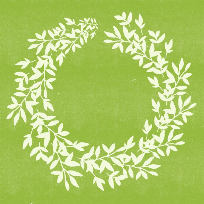 Spring Wreath Printable Background |D-1252810