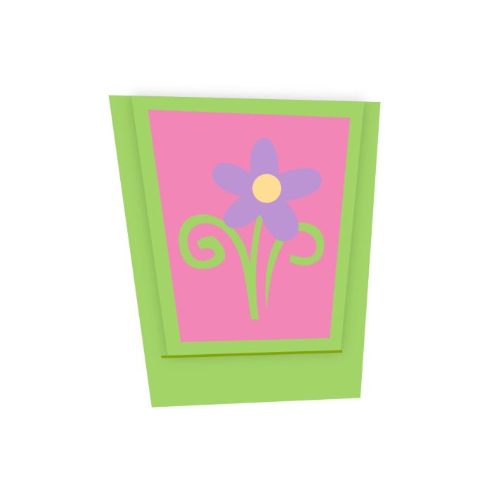 Spring Daisy Matchbook Card|D-1255051