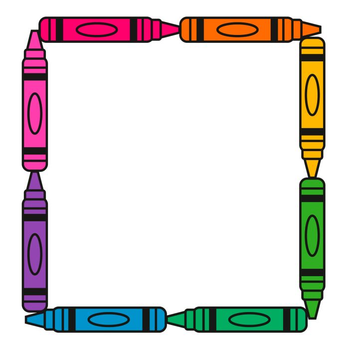 Square Crayon Frame