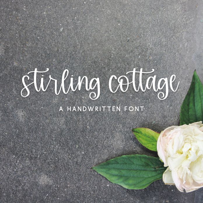 Stirling Cottage Script Font|D-377128