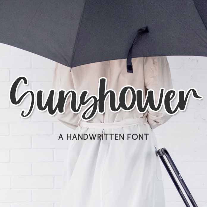 Sunshower Script Font|D-377275
