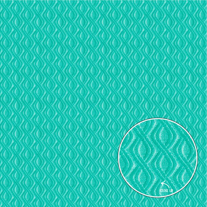 Teal Cable Knit|D-1233394