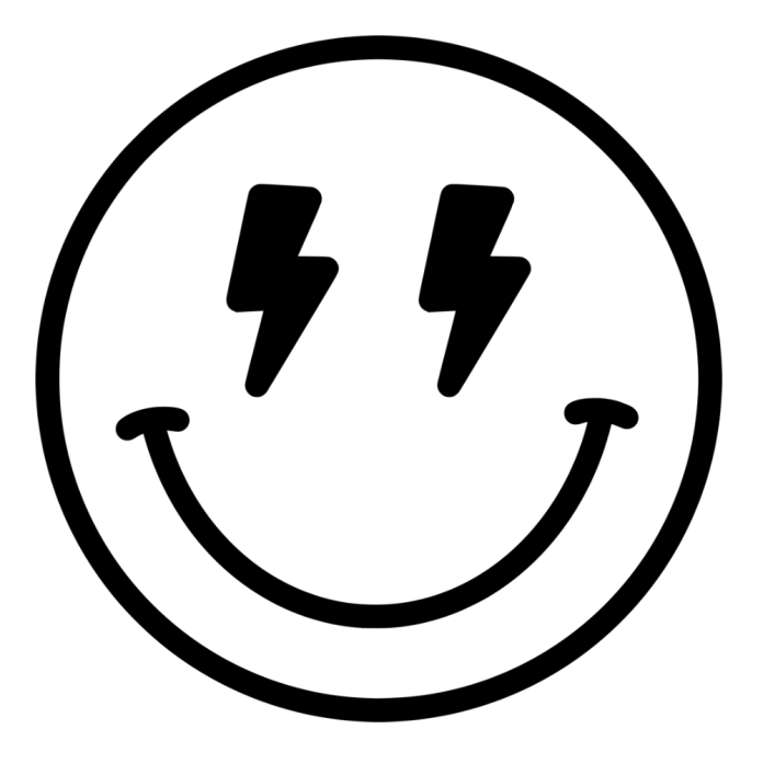 Smiley Lightning Eyes
